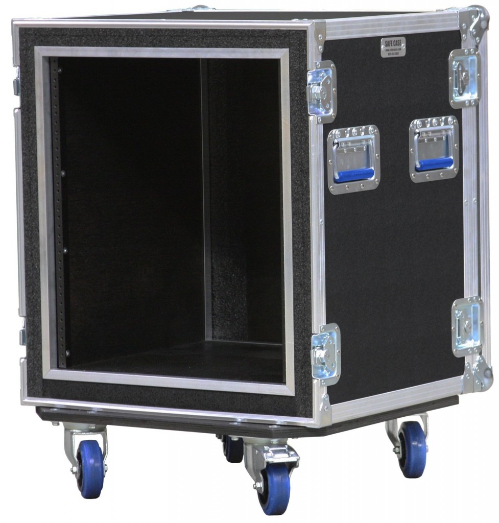 ATA Safe Case® for 18 Space Shock Rack Case W/ Wheels
